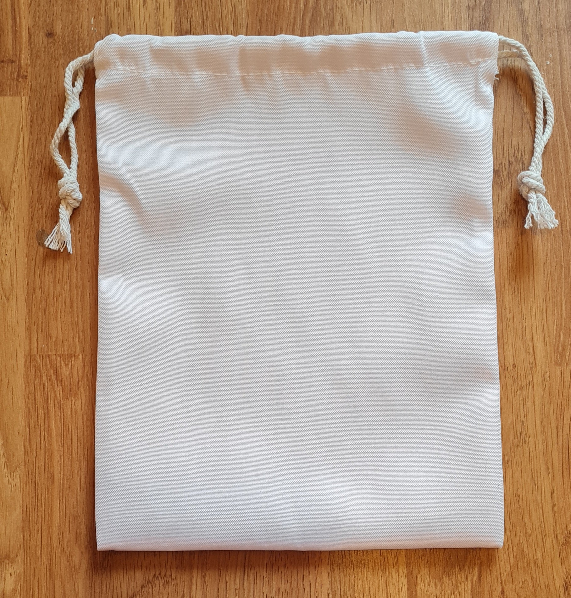 20x25cm Drawstring Sublimation Canvas Bag – The Cushion Queen Wholesale